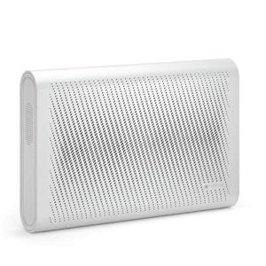 medify air ma-35 air purifier with h13 true hepa filter | 500 sq ft coverage | for allergens, wildfire smoke, dust, odors, pollen, pet dander | quiet 99.7% removal to 0.1 microns | silver, 1-pack