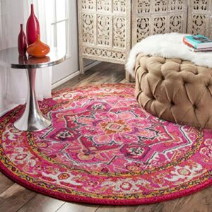 nuLOOM Mackenzie Vintage Runner Rug, 2' 6" x 6', Violet Pink