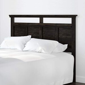 south shore versa headboard, full/queen, rubbed black