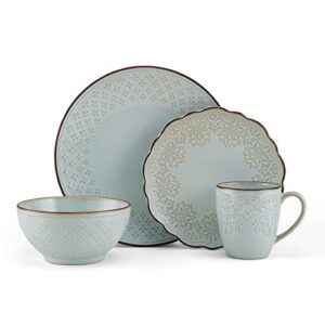 pfaltzgraff joanne 16 piece dinnerware set, service for 4