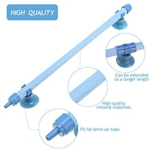 4 Pieces Air Stone Bar (10 Inch) with Suction Cups Aquarium Bubble Wall Fish Tank Bubble Bar Tube Bubble Release Diffuser Bar for Fish Tank Aquarium Hydroponics Pump