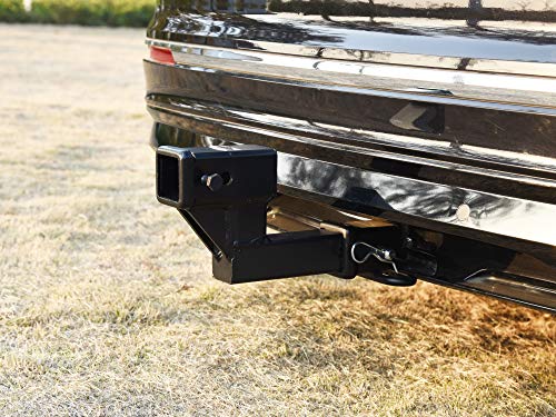 TOPTOW 64122 2-inch Receiver Trailer Hitch Extension Riser with 4.25-inch Rise/Drop, 7" & 9" Extender, 2-inch Solid Shank, 10000lbs Towing Capacity, Anti-Rattle Bolt