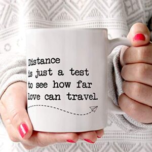 Trend Setters State to State 11 Oz Coffee Mug – Choose Up to 4 States to Connect, Add Names and Quote – Long Distance Family, Friendship or Relationship – Perfect for Gifting or Collecting