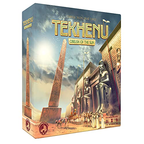 Board and Dice Tekhenu: Obelisk of The Sun - Strategy Ancient Board Game, Ages 14+, 1-4 Players, 60-120 Mins, Multicoloured