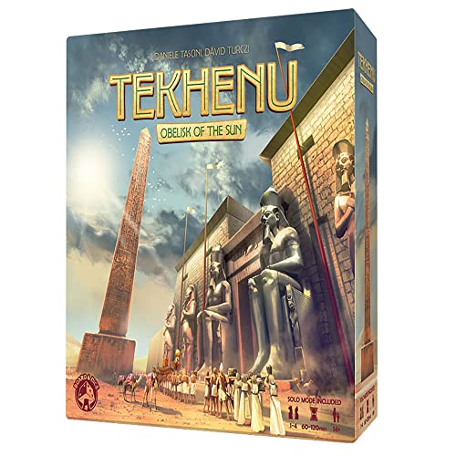 Board and Dice Tekhenu: Obelisk of The Sun - Strategy Ancient Board Game, Ages 14+, 1-4 Players, 60-120 Mins, Multicoloured