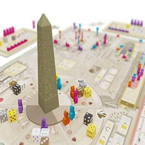 Board and Dice Tekhenu: Obelisk of The Sun - Strategy Ancient Board Game, Ages 14+, 1-4 Players, 60-120 Mins, Multicoloured