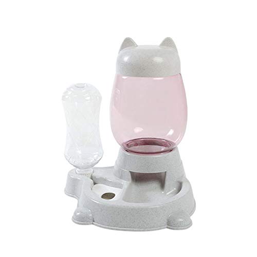 ZZK Automatic Feeder Dog Drinking Fountain Dog Drinking Fountain Automatic Feeder Kitten Feeding Large Capacity Drinking Fountain,B