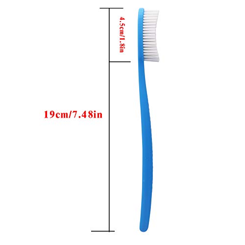 DR PEFECT Extra Hard & Firm Toothbrush BPA Free Large Long Head Whitening Teeth Pack of 4