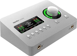 universal audio apollo solo thunderbolt 3 audio interface