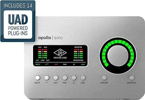 Universal Audio Apollo Solo Thunderbolt 3 Audio Interface