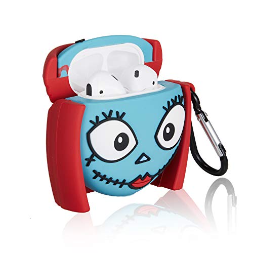 Jowhep Case for Airpod 2/1 Silicone Carton Design Cute Cover Fashion Kawaii Funny Skin Protective Shell for Airpods 1/2 Shockproof Cases with Keychain Kids Teens Girls, Jack Sally 2 Packs