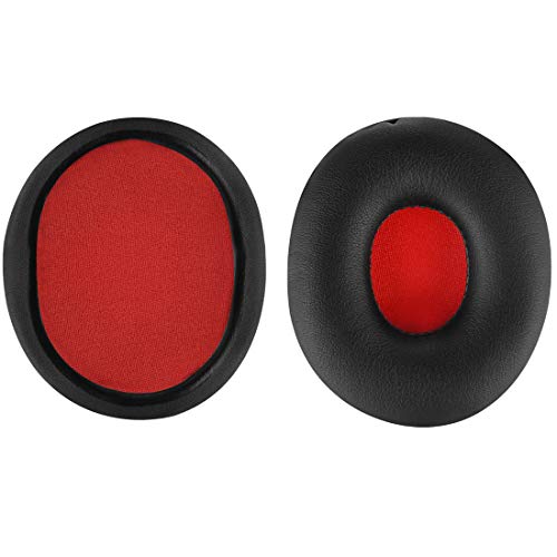 Geekria QuickFit Protein Leather Replacement Ear Pads for Sony MDR-ZX750DC MDR-ZX750 MDR-ZX750AP MDR-ZX750BN Headphones Earpads, Headset Ear Cushion Repair Parts (Black)