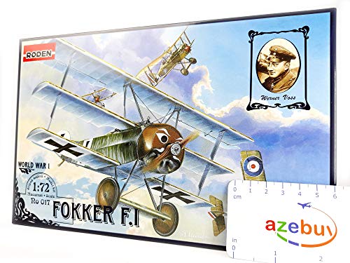 Fokker F.I German Fighter Aircraft WWI 1/72 Scale Plastic Model Kit Roden 017