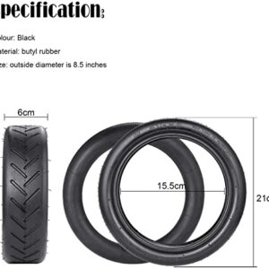 GLDYTIMES 8.5 inch Inner Tubes Outer Tires Compatible for Xiaomi Mijia M365 Electric Scooter - Suitable for All Types 8.5in Wheel (outer＆ inner tire)