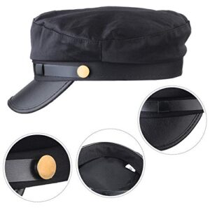 Beefunny Chauffeur Costume Limo Taxi Driver Hat Gloves Set (K)