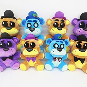 xsmart global: Golden Freddy Purple Hat | Shadow Nightmare Phantom Withered Freddy Plush | Plush Toys 10"