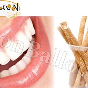 bonballoon Sewak Siwak Meswak Miswak Sticks Stick Al Muslim Natural Herbal Toothbrush Vacuum Sealed Arak Peelu Natural Flavored Brush Tooth Toothbrush 100% Organic (Three (3) Toothstick)