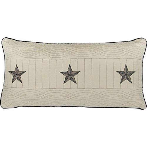 Donna Sharp Throw Pillow - Texas Pride Lodge Decorative Throw Pillow with Star Design - Rectangular