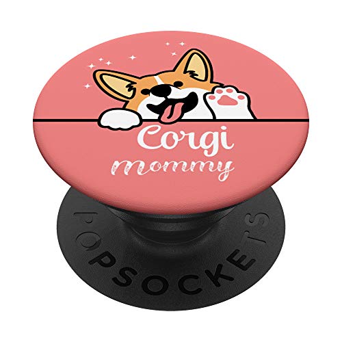 Corgi Lover Gifts For Women Corgi Mom PopSockets Grip and Stand for Phones and Tablets