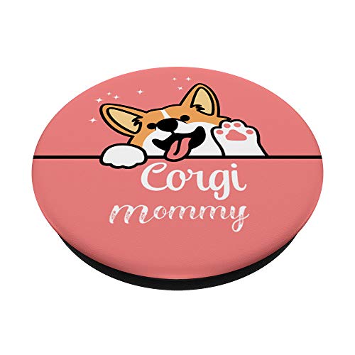 Corgi Lover Gifts For Women Corgi Mom PopSockets Grip and Stand for Phones and Tablets