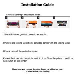 1 Pack 204A | CF510A (Black) Compatible High Yield Toner Cartridge Replacement for HP Laser Jet M154a M154nw M180n M181fw M181fdw M180nw Printers,Sold by Thurink.