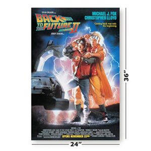 POSTER STOP ONLINE Back To The Future I, II & III - Movie Poster Set (Regular Styles) (Size 24 x 36 each)