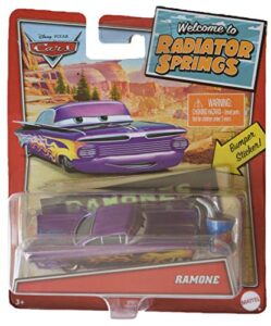 pixar disney cars 1:55 scale ramone, welcome to radiator springs