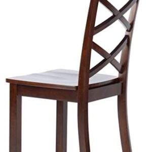 Safavieh Home Collection Ainslee Brown 18-inch Dining Chair (Set of 2)