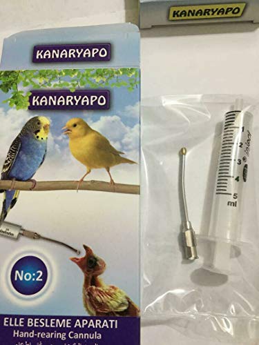 Birds Hand Rearing Feeding Gavage Crop Needle Syringe-Medication Cannula (1)