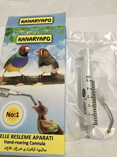 Birds Hand Rearing Feeding Gavage Crop Needle Syringe-Medication Cannula (1)