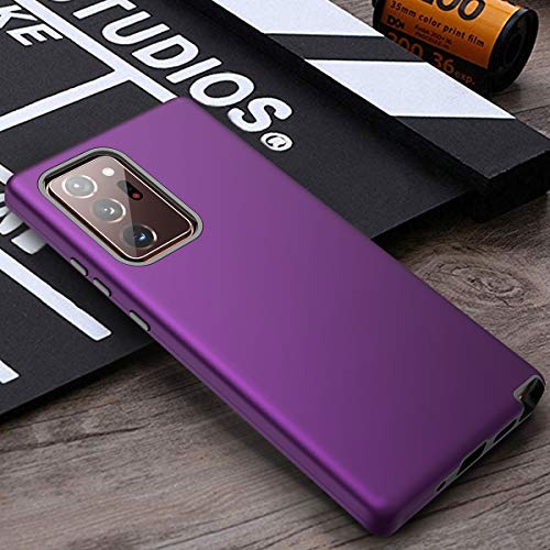 WeLoveCase for Galaxy Note 20 Ultra Case, Cover 3 in 1 Full Body Heavy Duty Protection Hybrid Shockproof TPU Bumper Protective Case for Samsung Galaxy Note 20 Ultra 6.9inch Purple