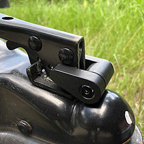 LCGP 2PCS Black Trailer Hitch Coupler Locks, Dia 1/4 Inch, 3/4 Inch Span Boat RV Truck Car's Coupler