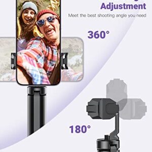 Mini Tripod, Anozer Small Tripod with Universal Phone Holder & Cold Shoe, Lightweight Phone Tripod Stand Compatible with iPhone 14 Pro Max/14 Pro, Travel Tripod for Camera/GoPro/Webcam/Mini Projector