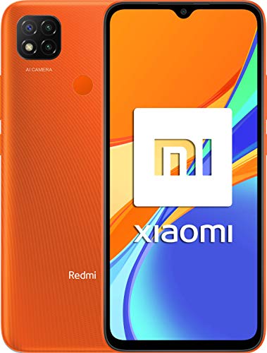 Xiaomi Redmi 9C - Smartphone 6.53 ", 3 GB + 64 GB, Dual Sim, Android 10.0, Arancione (Sunrise Orange)