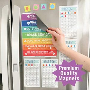 Good Behavior Chart For Kids at Home Magnetic, Kids Reward Chart For Kids at Home Magnetic Responsibility Chart For Kids, Star Chart For Kids Behavior, Toddler Behavior Chart Classroom Incentive Chart