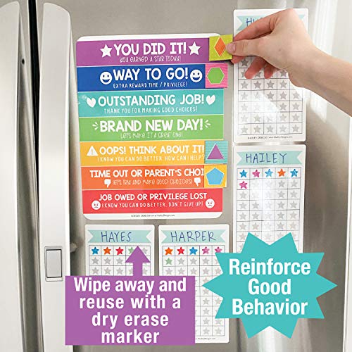 Good Behavior Chart For Kids at Home Magnetic, Kids Reward Chart For Kids at Home Magnetic Responsibility Chart For Kids, Star Chart For Kids Behavior, Toddler Behavior Chart Classroom Incentive Chart