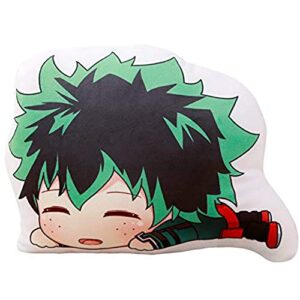 yunhine my hero academia todoroki/izuku midoriya deku/katsuki throw pillow (izuku midoriya)