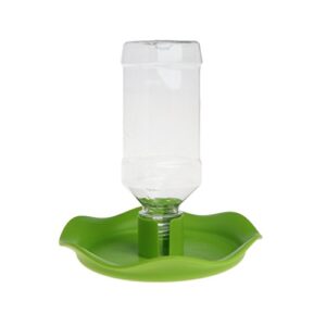 7haofang reptile water drinker dispenser food basin stand lizard feeder dish bowl bottle