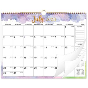 2023-2024 wall calendar - jul. 2023 - dec. 2024, 18 months hanging wall calendar 2023-2024, 15" x 11.5", spiral twin-wire binding, large blocks with julian dates