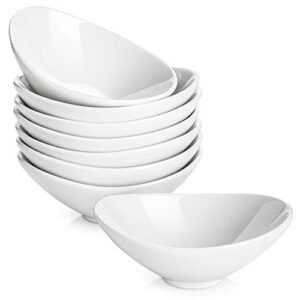 DOWAN Bundle 3 Oz Cranberry Sauce Dipping Bowls and 36 OZ Serving Bowls