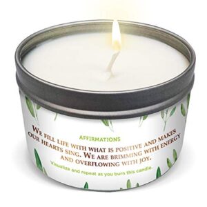 Magnificent 101 Long Lasting Sage Scented Collective Smudge Candle | 6 Oz - 35 Hour Burn | All Natural & Organic Candle for House Energy Cleansing & Manifestation | Sending & Getting Positive Energy