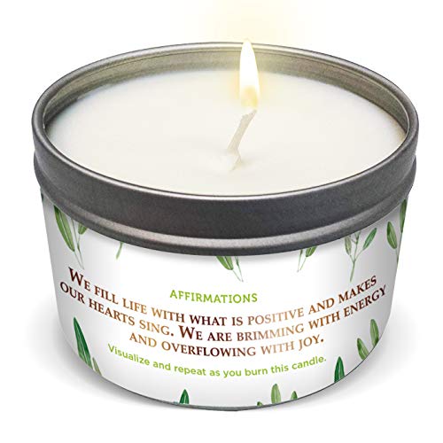 Magnificent 101 Long Lasting Sage Scented Collective Smudge Candle | 6 Oz - 35 Hour Burn | All Natural & Organic Candle for House Energy Cleansing & Manifestation | Sending & Getting Positive Energy