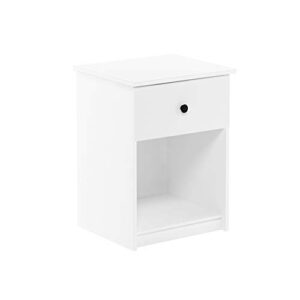 furinno tidur nightstand, 1-pack, white