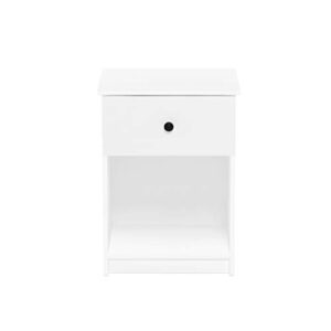 Furinno Tidur Nightstand, 1-Pack, White