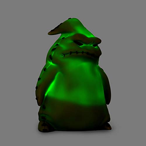 Nightmare Before Christmas Oogie Boogie LED Mood Light | Mood Lighting Oogie Boogie Figure | Collectible Nightmare Before Christmas Mood Light Lamp | Green LED Mood Light | 6 Inches Tall