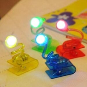 Flexible Desk Lamp Bright LED Mini Night Light Reading Light Bedroom Desk Lamp for Kids Random Color