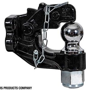 Buyers Products 15 Ton Combination Hitch - 2-5/16 Inch Ball (BH152516), Black