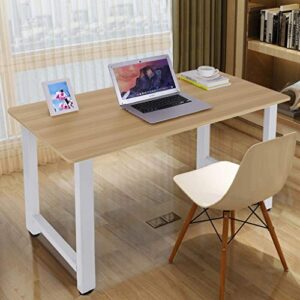 Nihewoo Computer Desk Modern Simple Writing Table Laptop Table Home Office Desk Sturdy Writing Workstation White