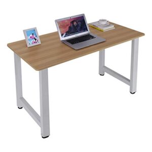 Nihewoo Computer Desk Modern Simple Writing Table Laptop Table Home Office Desk Sturdy Writing Workstation White