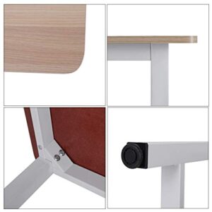 Nihewoo Computer Desk Modern Simple Writing Table Laptop Table Home Office Desk Sturdy Writing Workstation White